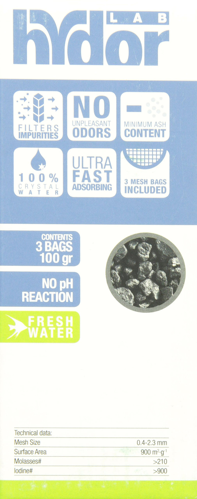 Hydor Activated Carbon Freshwater Professional External Canister Filter ...